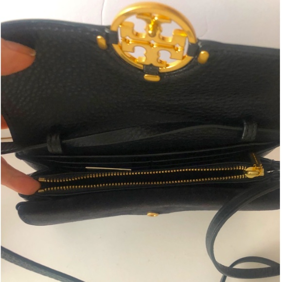 Tory Burch | Bags | Tory Burch Miller Wallet Black With Tag Leather ...